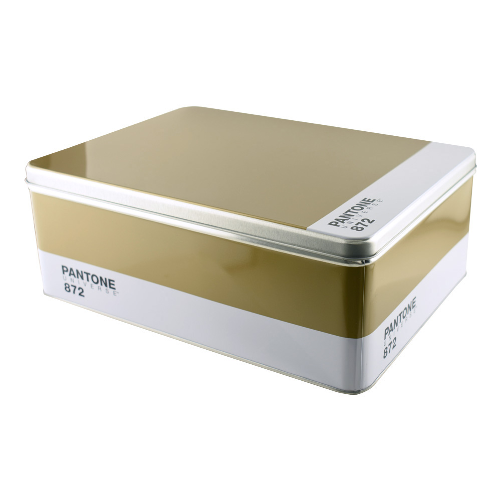 BUY Pantone Metal Storage Box Gold 872 BUY Pantone Metal Storage Box Gold 872