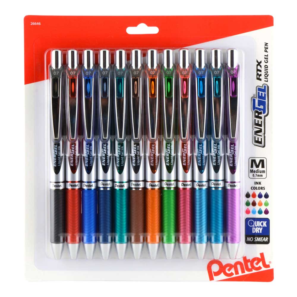 BUY Pentel EnerGel RTX Liquid Gel 0.7 Pen 12/pk BUY Pentel EnerGel RTX Liquid Gel 0.7 Pen 12/pk
